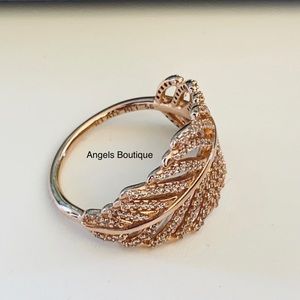 Pandora | Jewelry | Pandora Rose Light As A Feather Ring | Poshmark